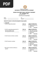Barangay Development Council Functionality Assessment - Annexes Forms ...