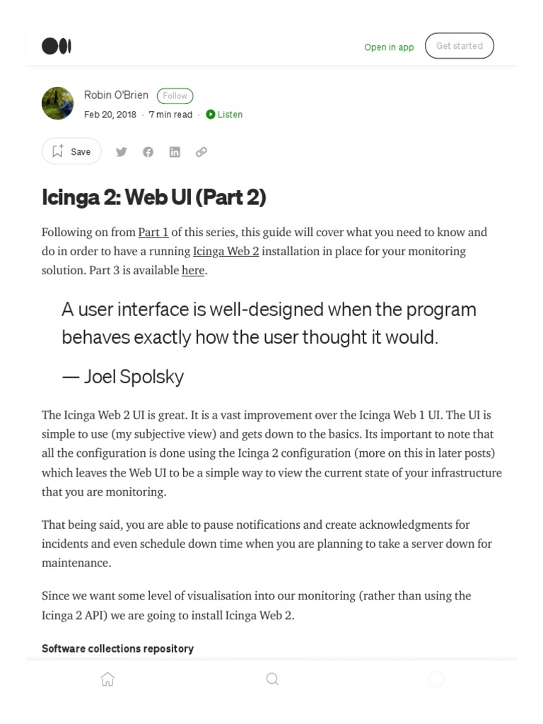 Icinga 2 - Web UI (Part 2) - Following On From Part 1 of This - by ...
