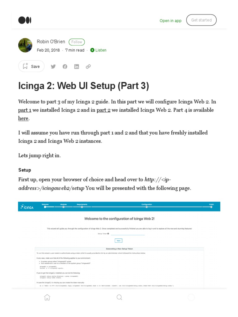 Icinga 2 - Web UI Setup (Part 3) - Welcome To Part 3 of My Icinga 2 ...
