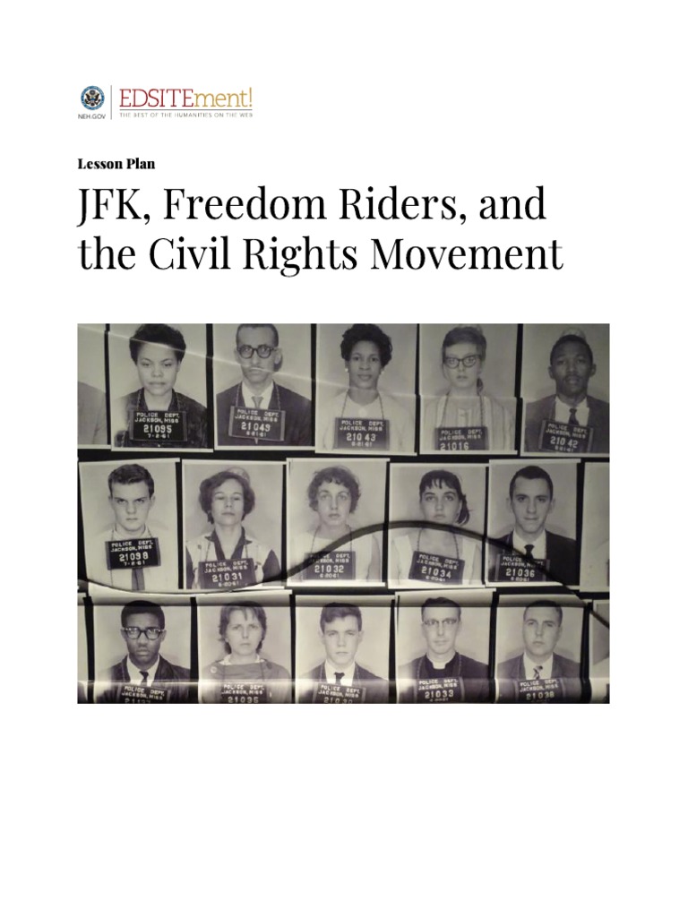 JFK, Freedom Riders, and The Civil Rights Movement: Lesson Plan | PDF ...