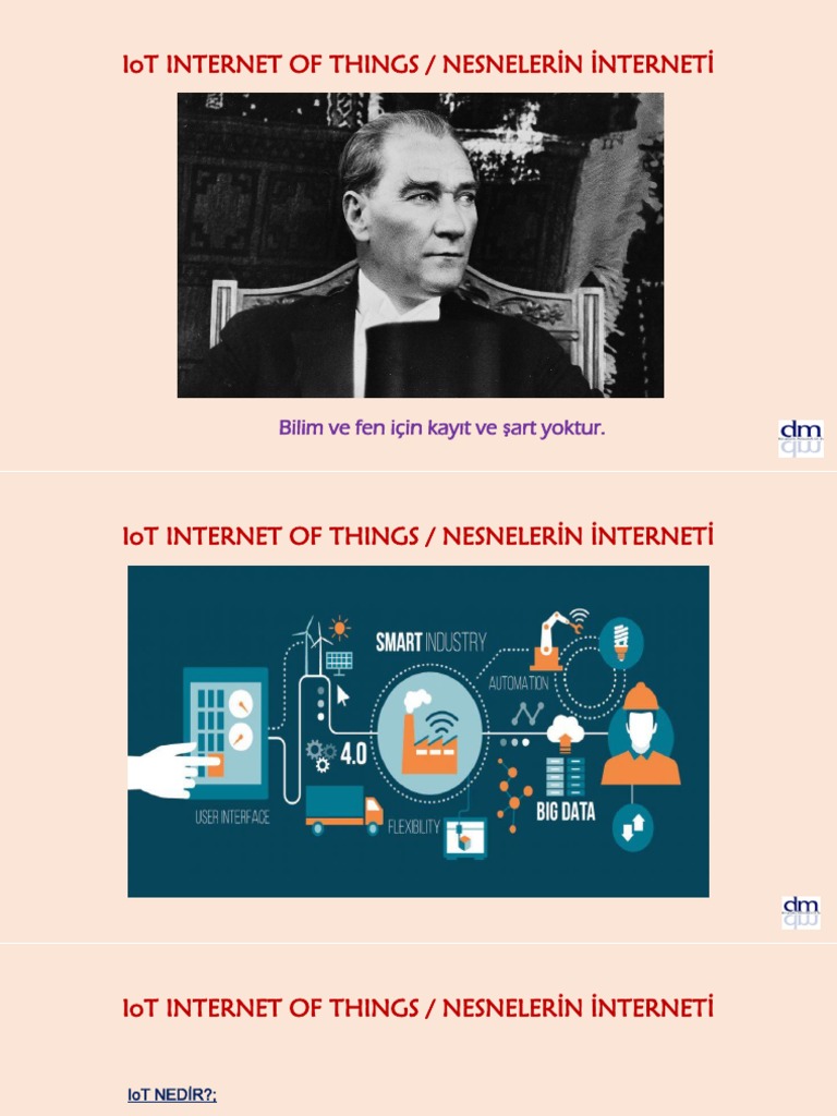 IoT INTERNET OF THINGS - NESNELERIN INTERNETI | PDF