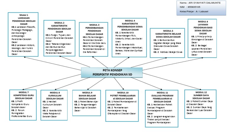 Peta Konsep Perspektif Pendidikan SD | PDF