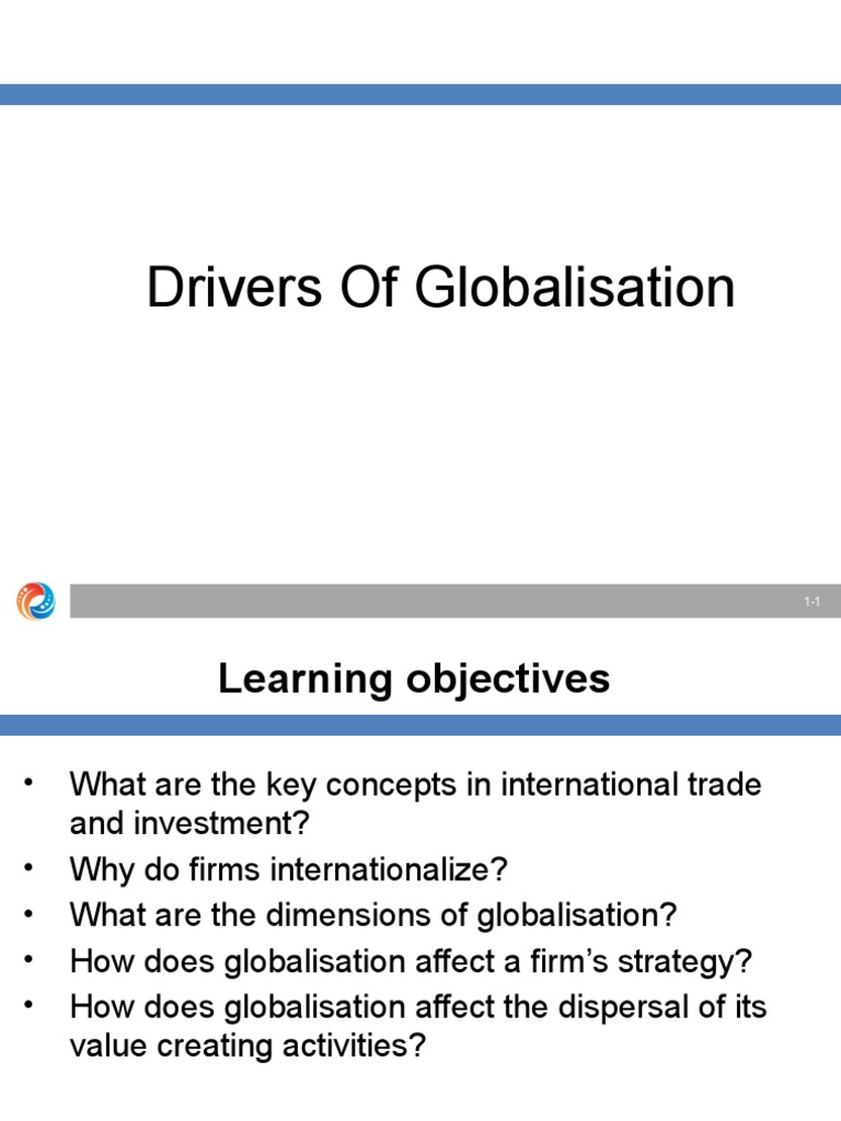 Key Drivers of Globalisation Explained | PDF | Globalization ...