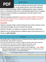 SAP MM-Step by Step Configuration of Split Valuation | PDF | Valuation ...