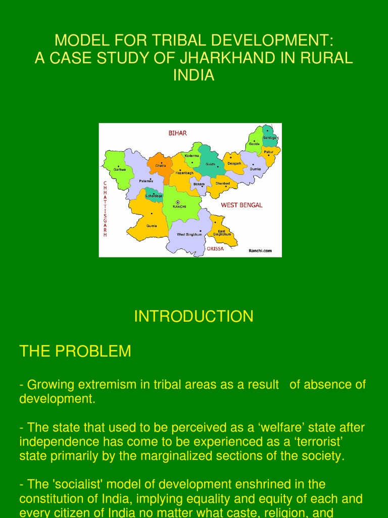 Jharkhand's Tribal Development Model | PDF | Agriculture | Social Exclusion