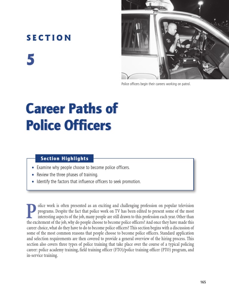 Police Officer Career Paths Explained | PDF | Test (Assessment ...