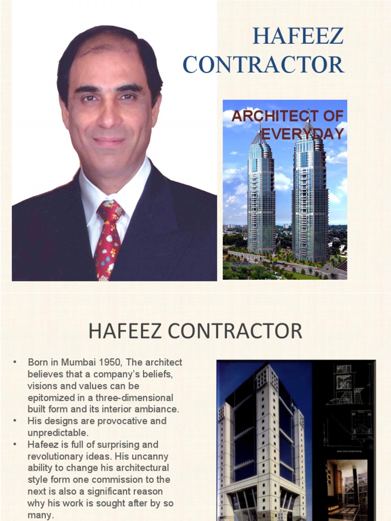 Hafeez Contractor: Architect of Everyday | PDF | Architect | Apartment