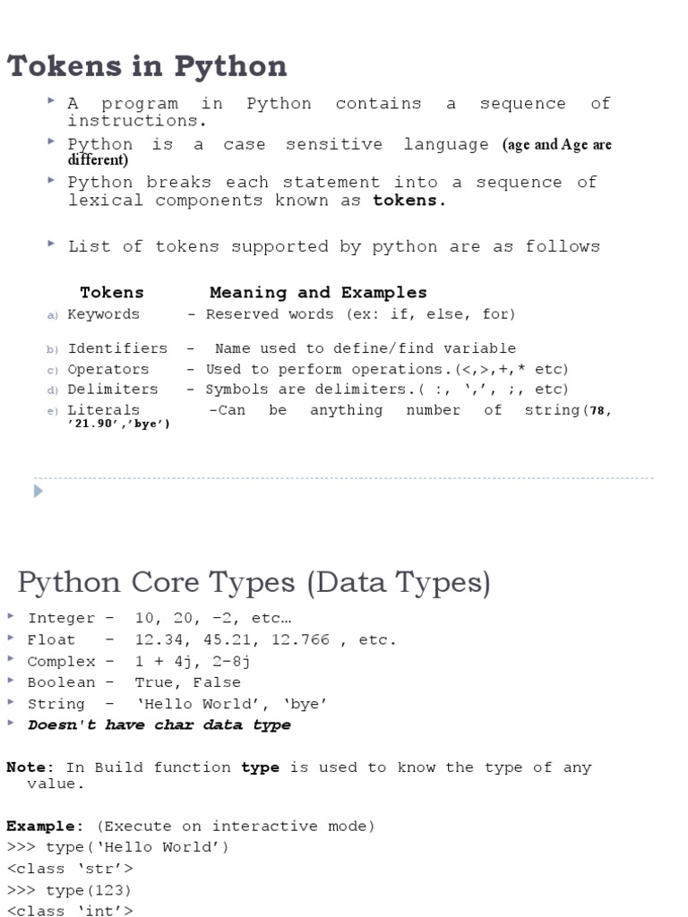 Application Based Programming in Python Chapter 2 | Download Free PDF ...