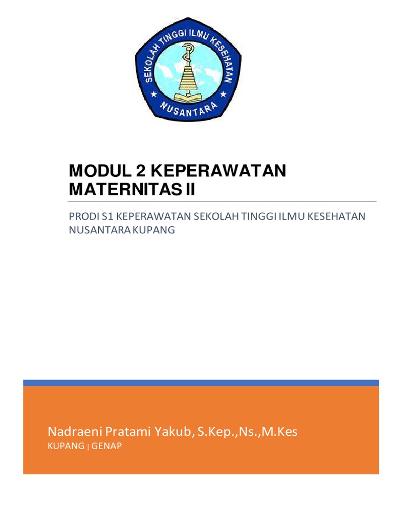 Modul 2 Bahan Ajar Keperawatan Maternitas Ii | PDF
