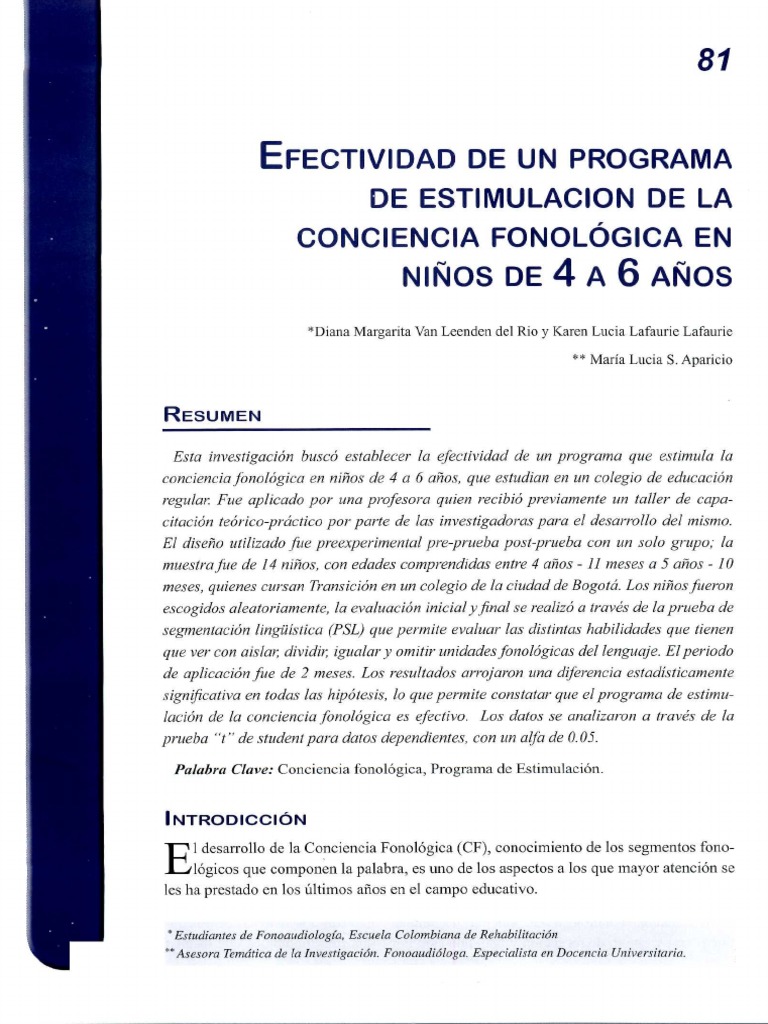 Conciencia Fonologica 3 | PDF | Sílaba | Palabra