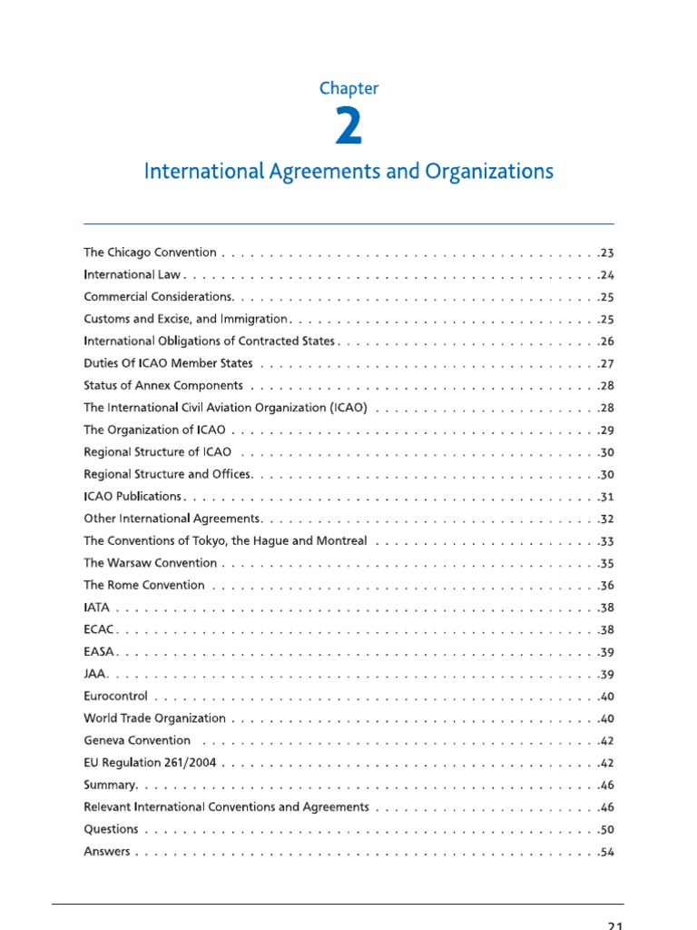 International Agreements and Organizations | PDF