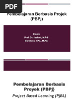 Sintaks pembelajaran Project Based Learning | PDF