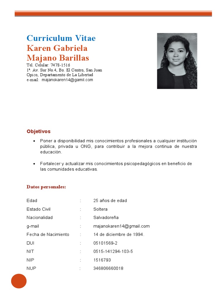 Curriculum Katia Majano | PDF | Windows XP | Microsoft Windows