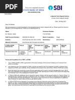 Sbi Fix Deposit Slip PDF | PDF | Deposit Account | Government Finances