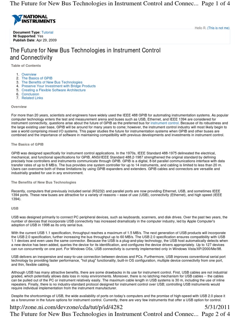 Bus Tech | PDF | Usb | Application Programming Interface
