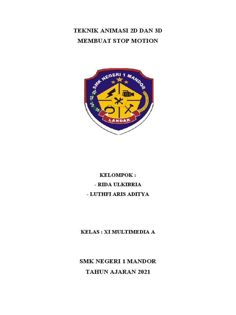 Laporan Stop Motion | PDF
