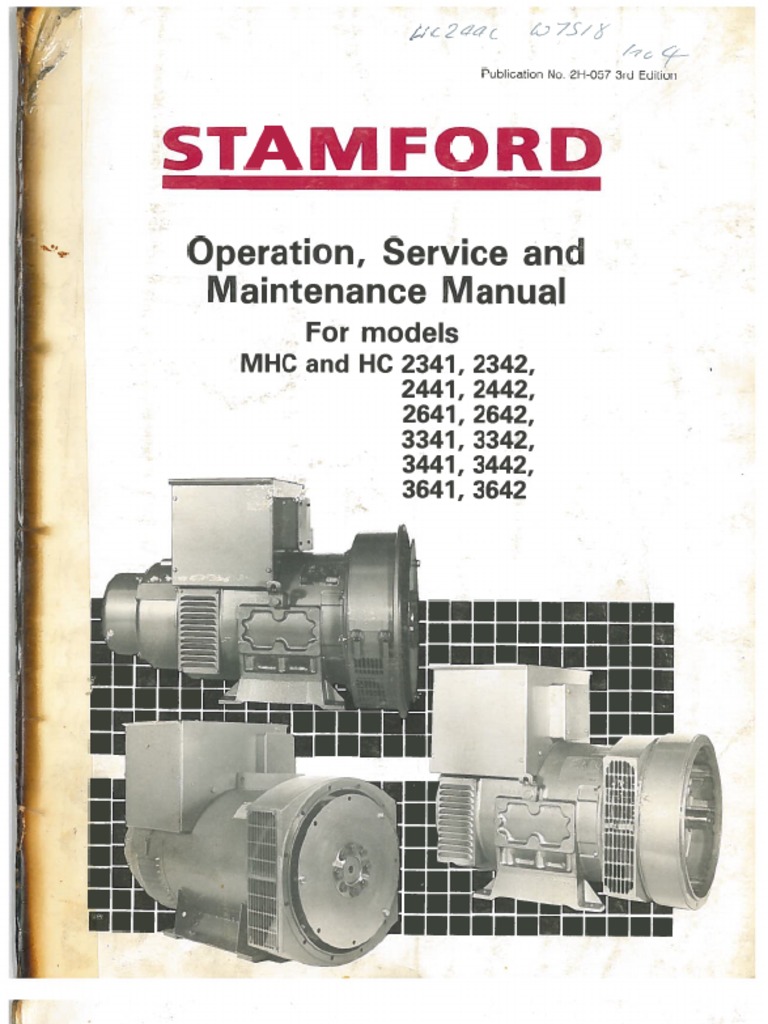 AC Generator-Stamford-MHC&HC | PDF