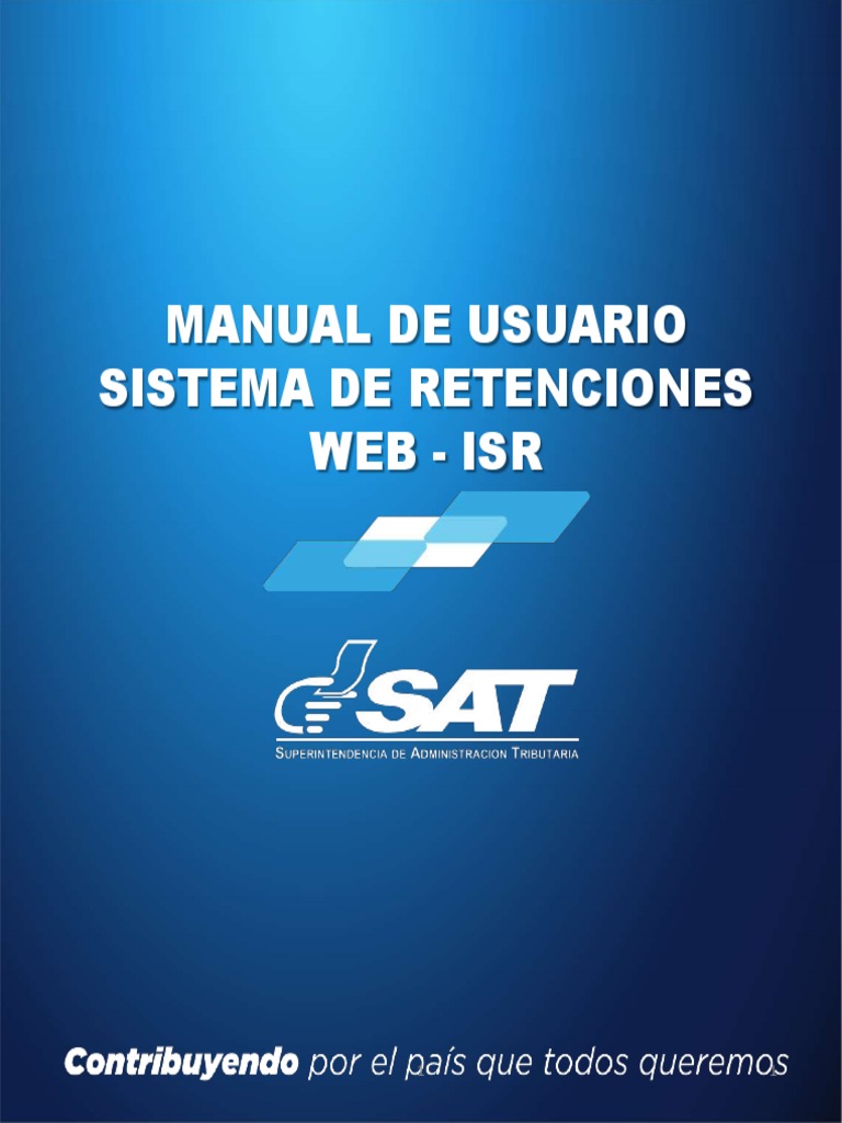 Manual de Usuario: Sistema Retenciones ISR | PDF | Archivo de ...