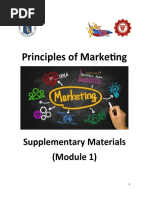 Principles of MKTNG Q4 Module 1 | PDF | Goods | Product (Business)