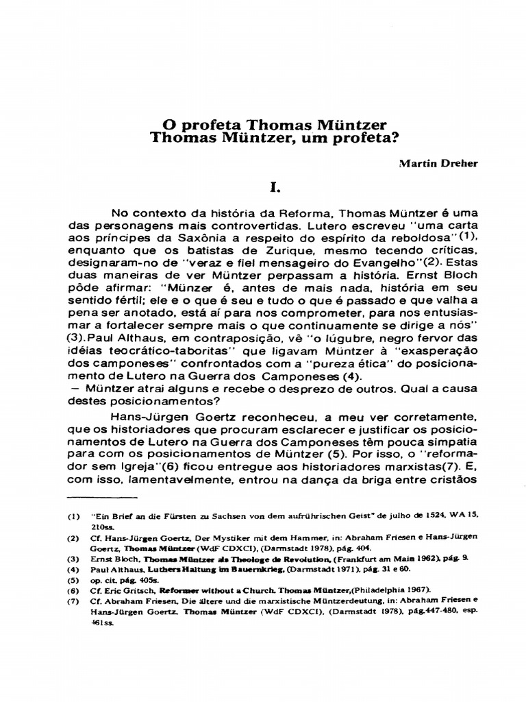Thomas Muster | PDF | Martinho Lutero | Daniel (personagem Bíblica)