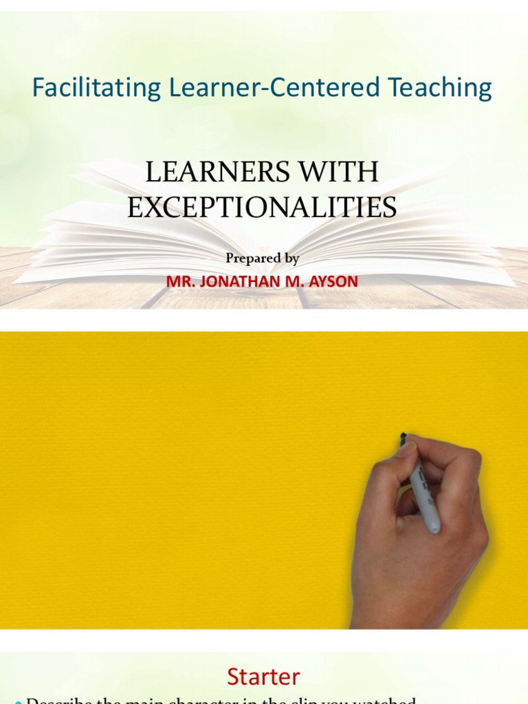 Facilitating Learner-Centered Teaching | PDF | Disability | Autism