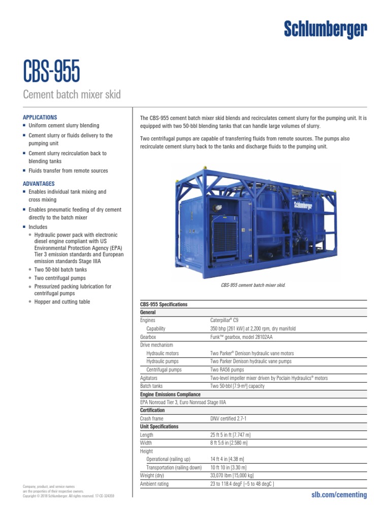 Cbs 955 Ps | PDF | Pump | Engines