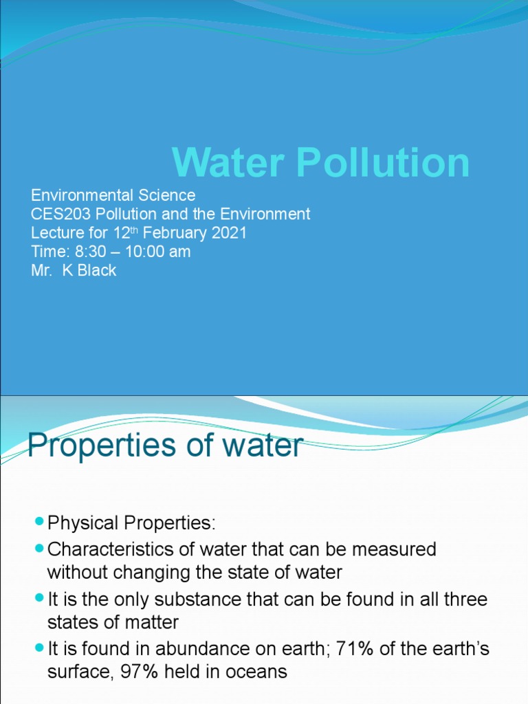 Water Pollution | PDF | Water Pollution | Water