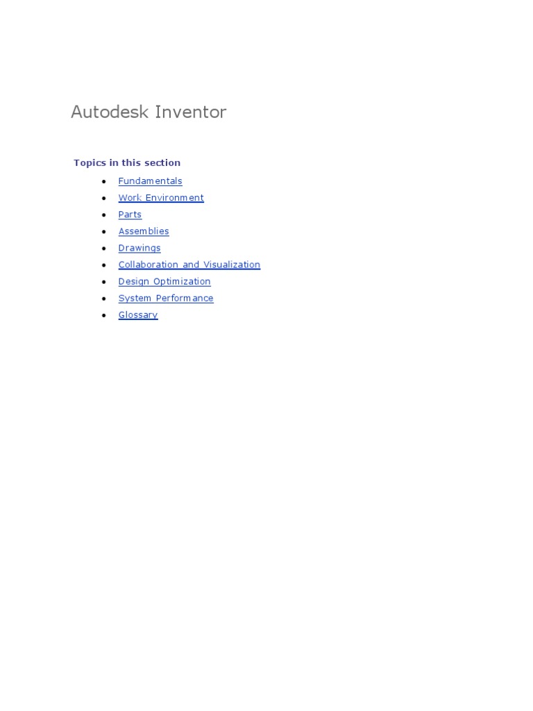 Autodesk Inventor 2010 | PDF | Tab (Gui) | 3 D Computer Graphics
