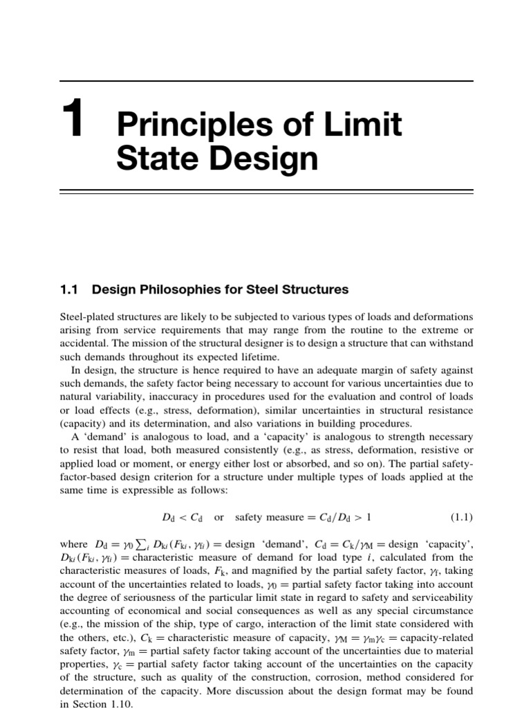 Limit State Design for Steel Structures | PDF | Strength Of Materials ...