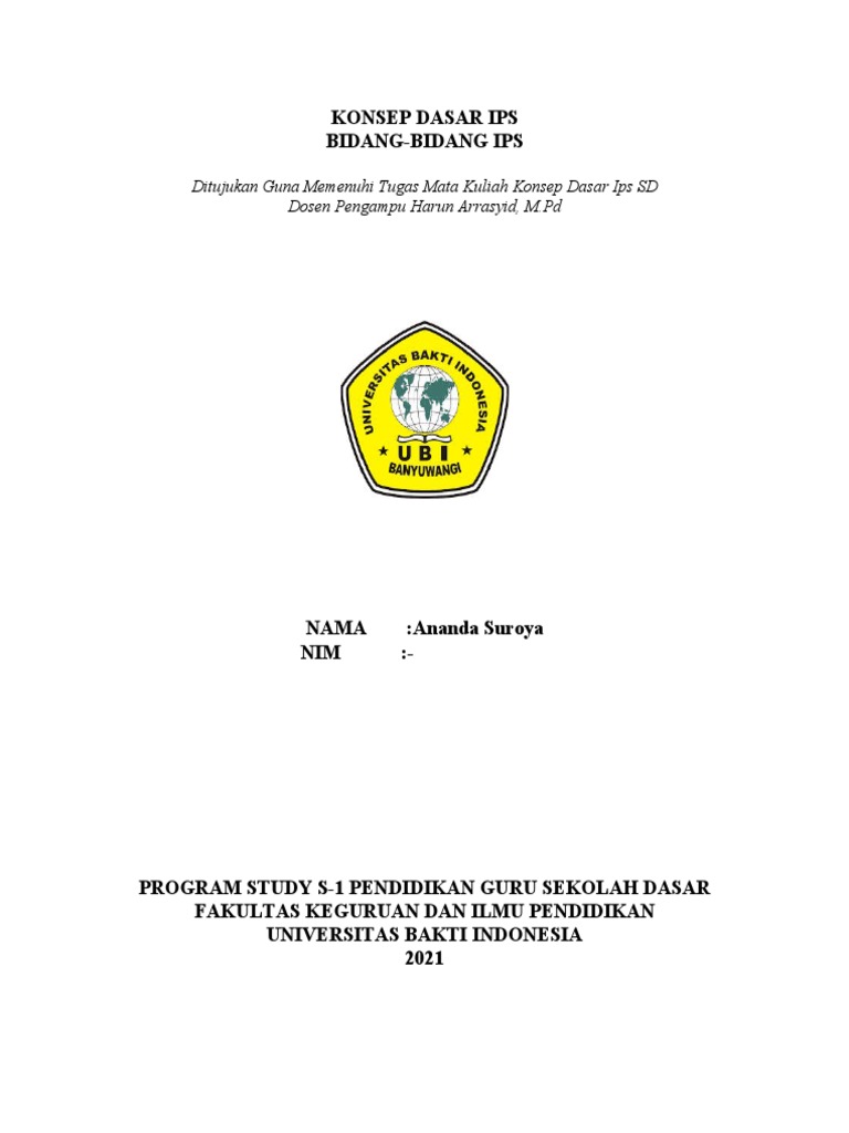Konsep Dasar Ips | PDF