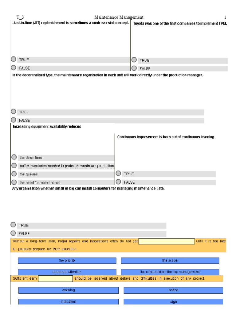 Effective Maintenance Management Guide | PDF | Technology & Engineering