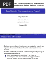 Basic Stat - Chapter 1 Introduction To Statistics | PDF