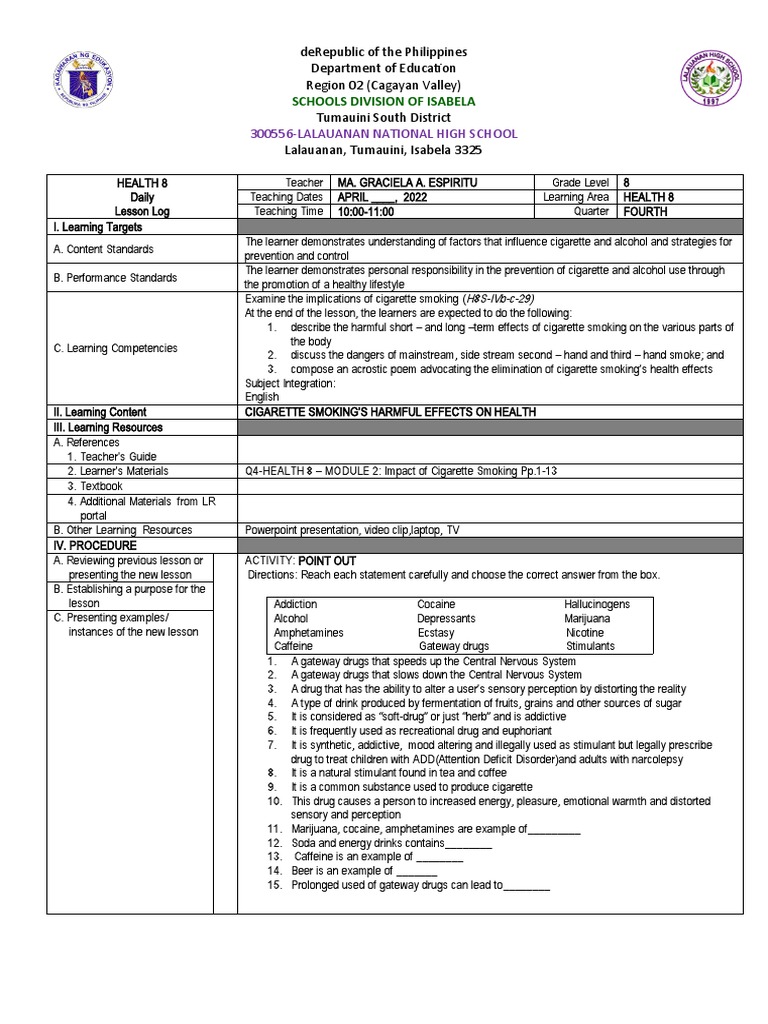 Co2 DLL 2021 2022 | PDF | Drugs | Stimulant