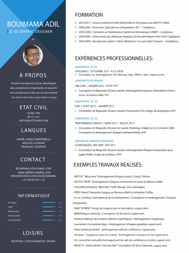 Bouimama Adil CV 2 | PDF