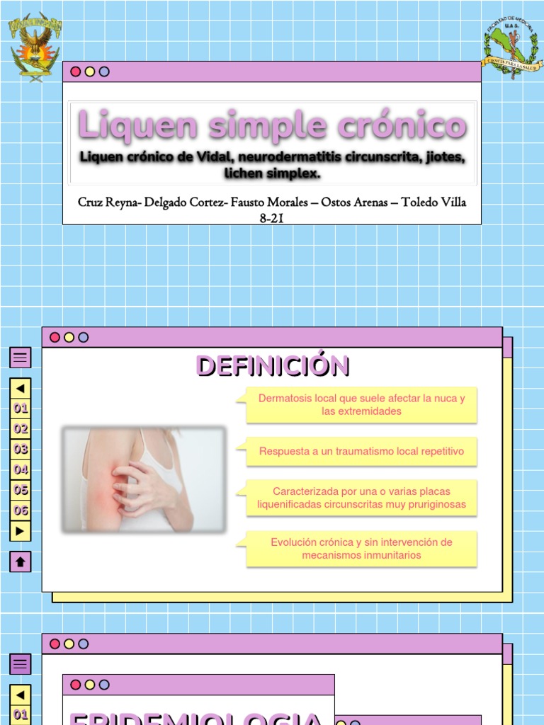 Liquen Simple Crónico | PDF | Medicina CLINICA | Condiciones cutáneas