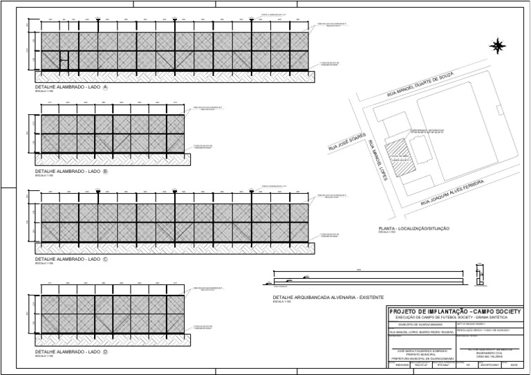 PROJETO CAMPO SOCIETY - GUARACIAMA-MG - FINAL 05-Layout2 | PDF | Engenharia