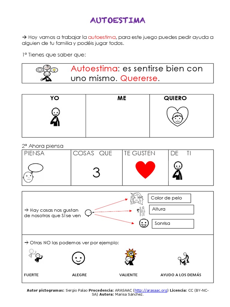 Trabajamos y Mejoramos La Autoestima | PDF