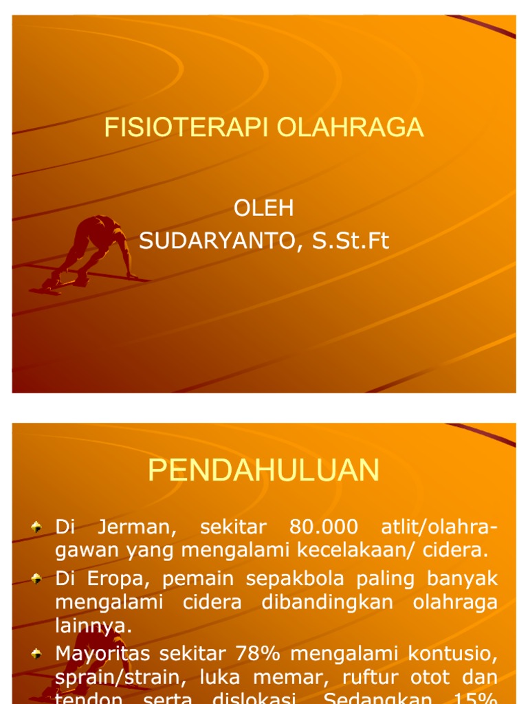 Fisioterapi Olahraga | PDF