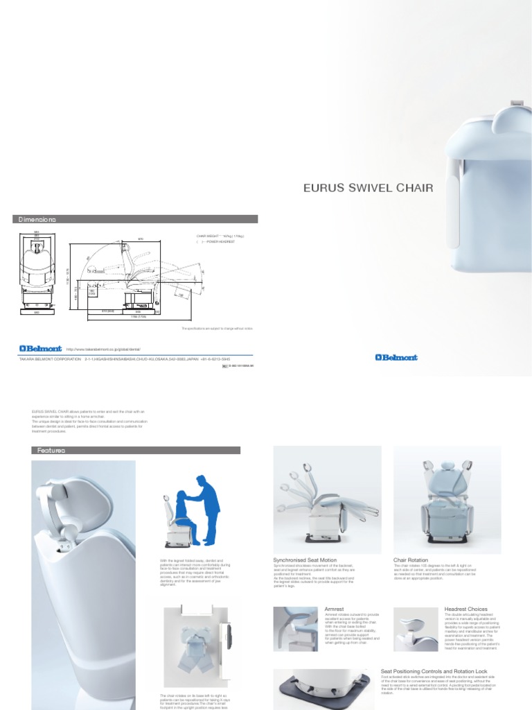 Eurus Swivel Chair: Dimensions | Download Free PDF | Chair ...