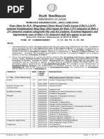 Ba (H) 20-Sem.i, Iii PDF | PDF | Urdu | Sociology