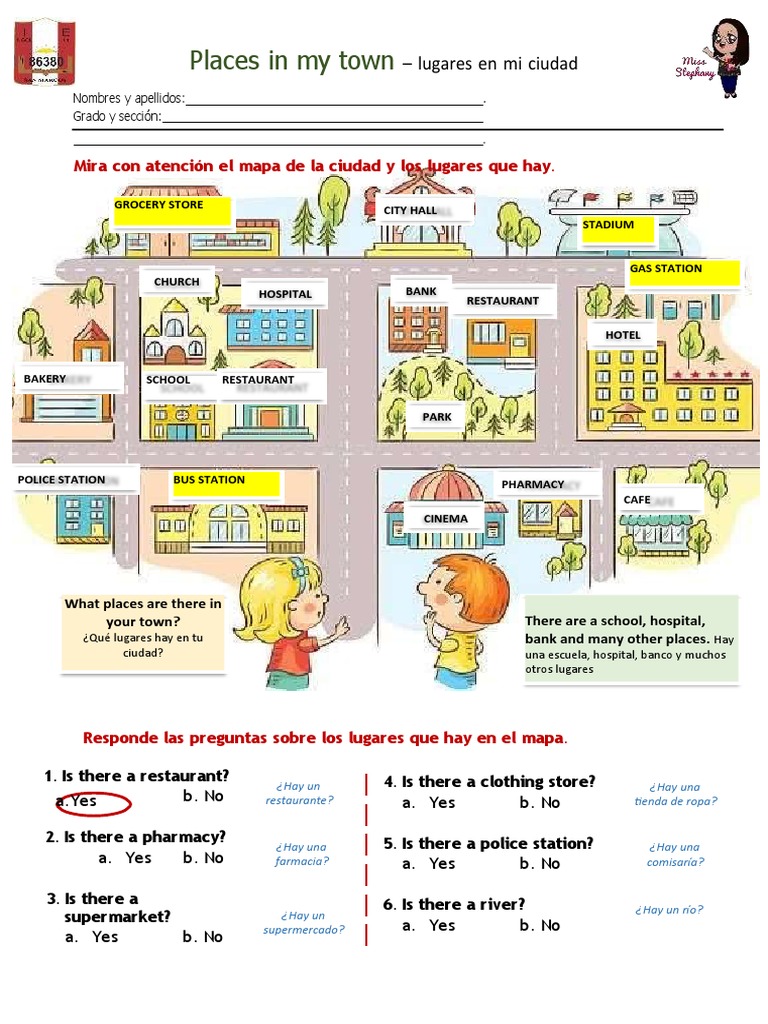 Lugares en mi ciudad | PDF | Minoristas