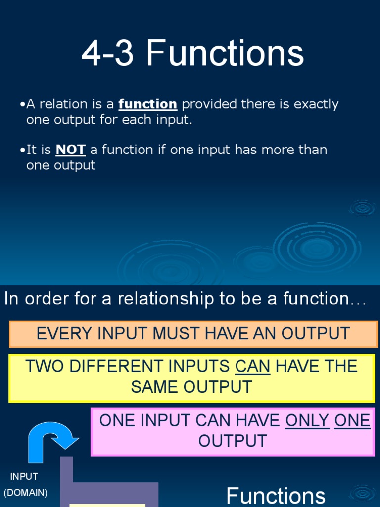 Functions | PDF | Function (Mathematics) | Domain Of A Function