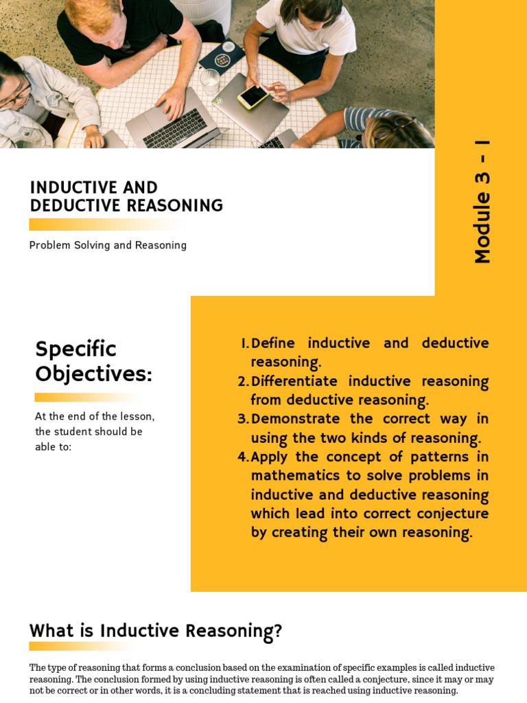 Inductive and Deductive Reasoning | PDF | Inductive Reasoning | Reason