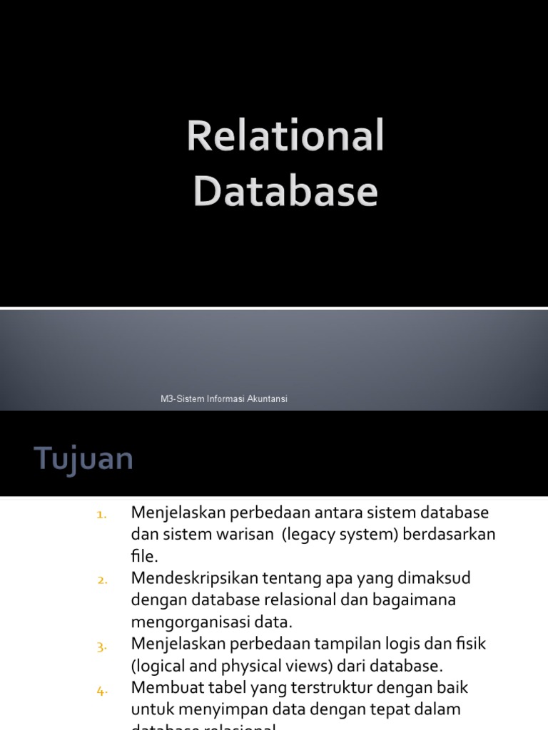 M3A-Database Relasional | PDF | Komputer