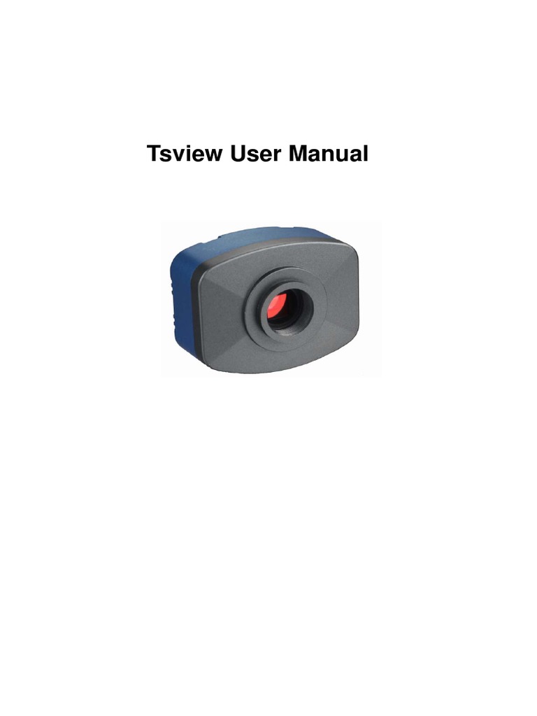 TSview User's Manual | Download Free PDF | Exposure (Photography) | Usb