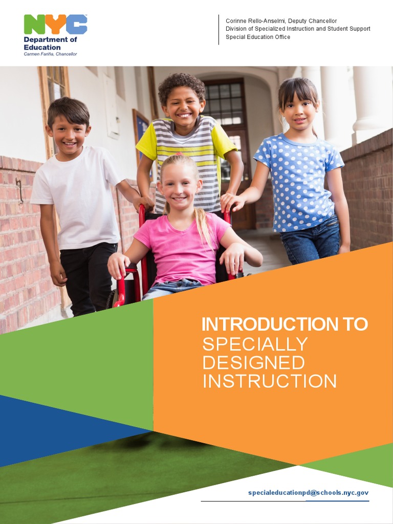 Introductionto Specially Designed Instruction | PDF | Individualized ...