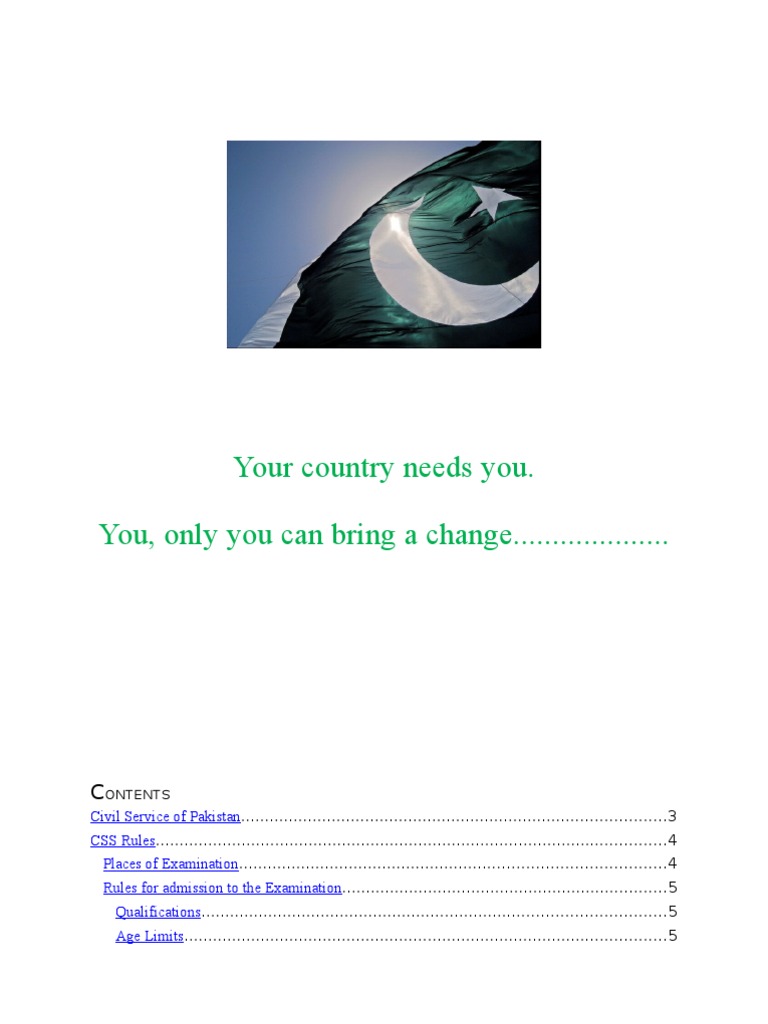 Civil Service of Pakistan | PDF