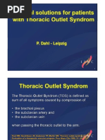 Special Test Thoracic OUTLET SYNDROME | PDF