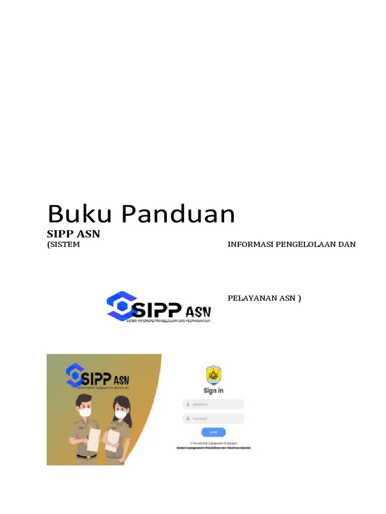 Buku Panduan Sipp Asn - User Asn | PDF | Komputer