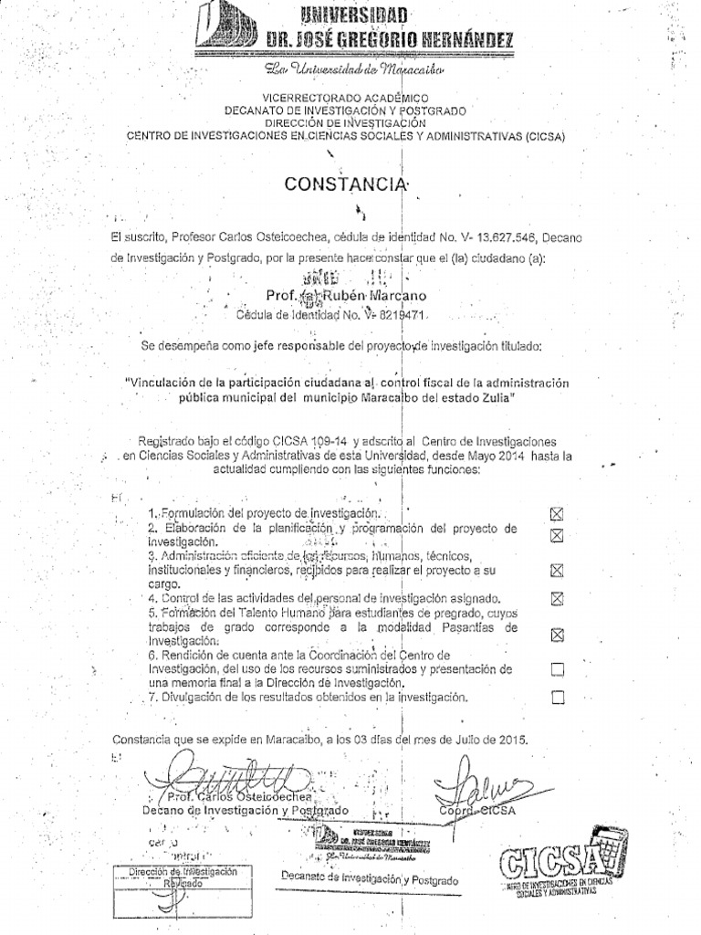 DR Ruben Marcano Albornoz Curriculum - 0006 | PDF